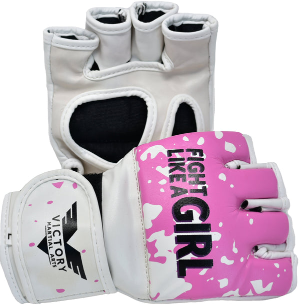 Women's MMA Gloves Boxing Gloves Synthetic Leather Fingerless Punching ...